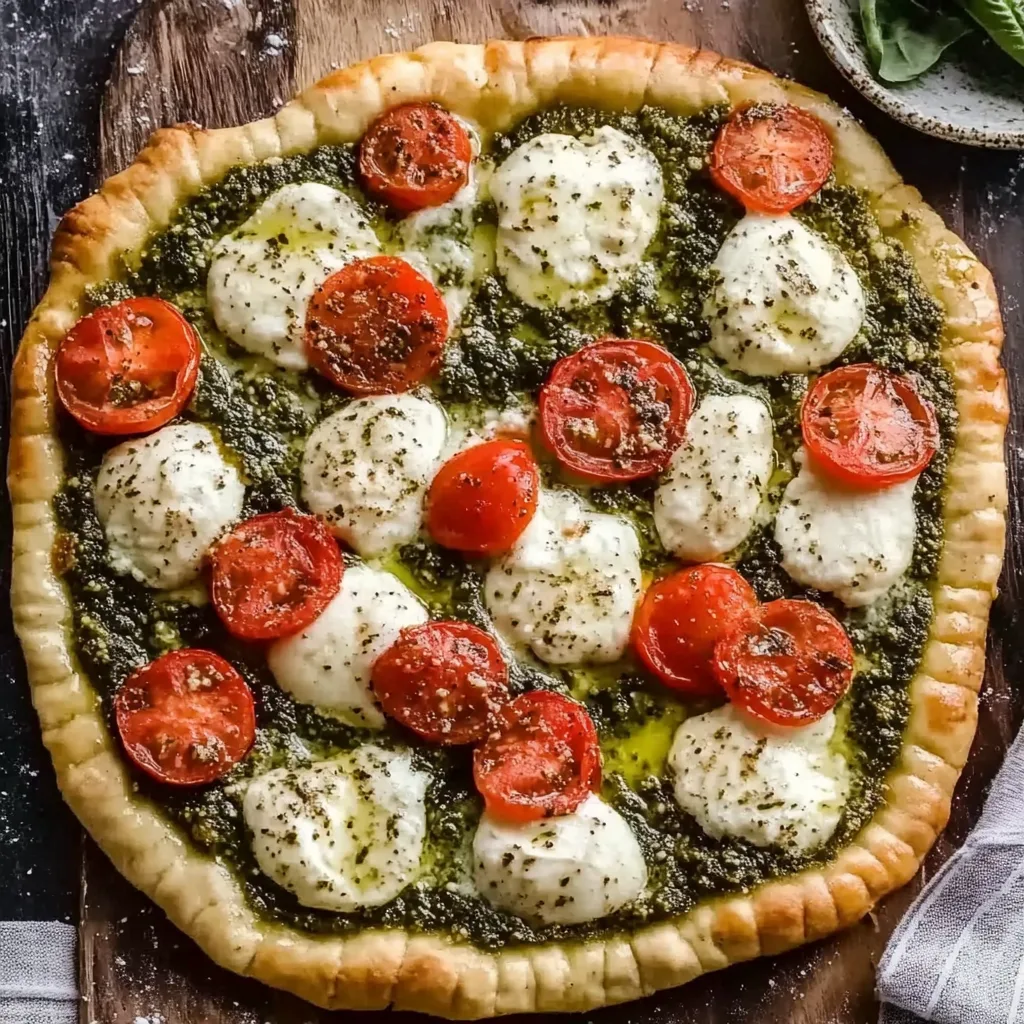 Pesto Caprese Puff Pastry Pizza: An Incredible Ultimate Recipe – Oven ...