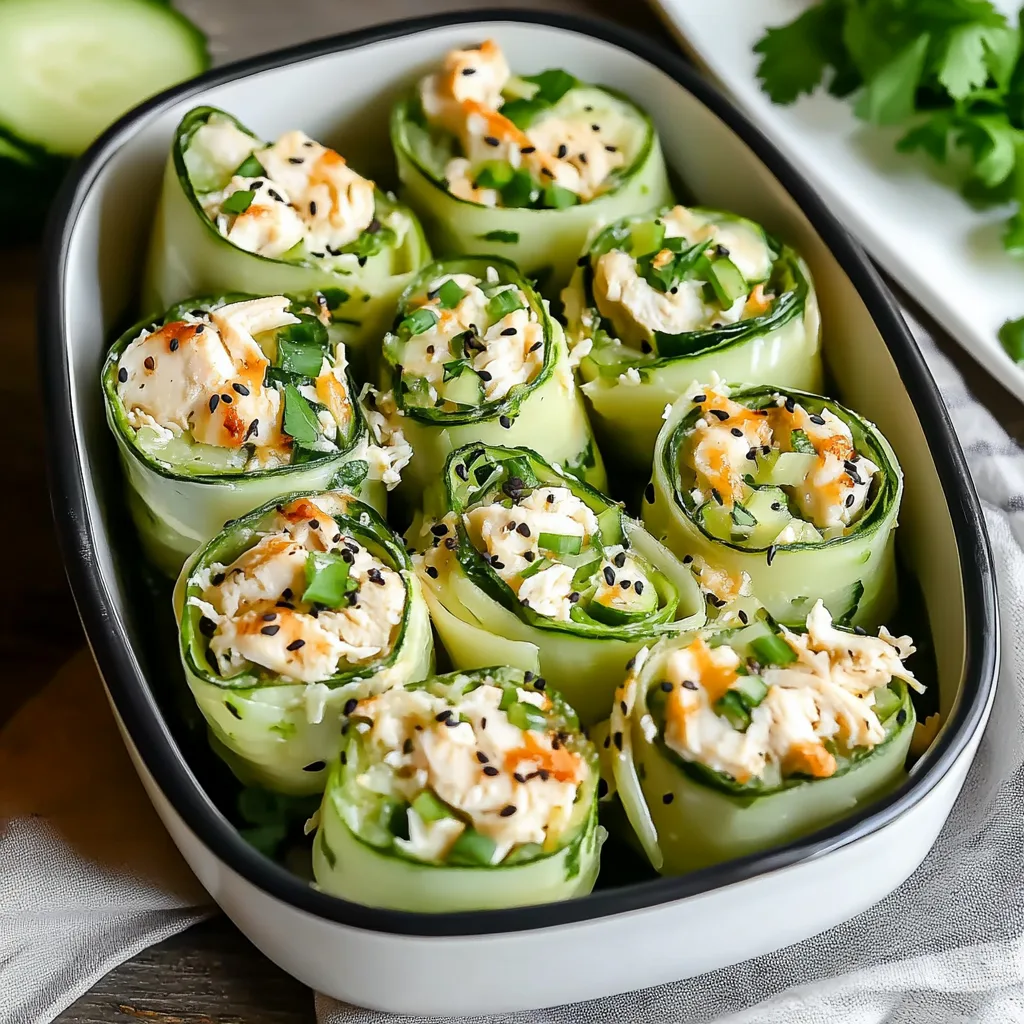 Chicken Salad Cucumber Roll Ups: An Amazing Ultimate Recipe – Oven Savors