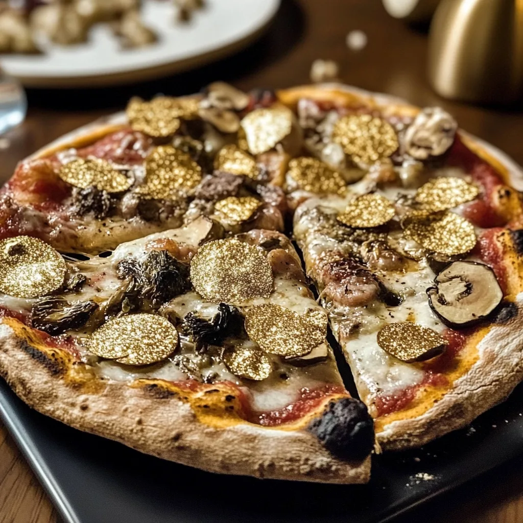 White Truffle and Gold Pizza: An Amazing Ultimate Recipe – Oven Savors